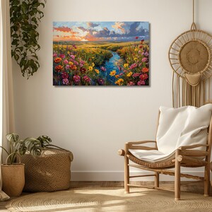Great Plains Landscape Canvas Art Print, Kansas Wall Decor, Minnesota ...