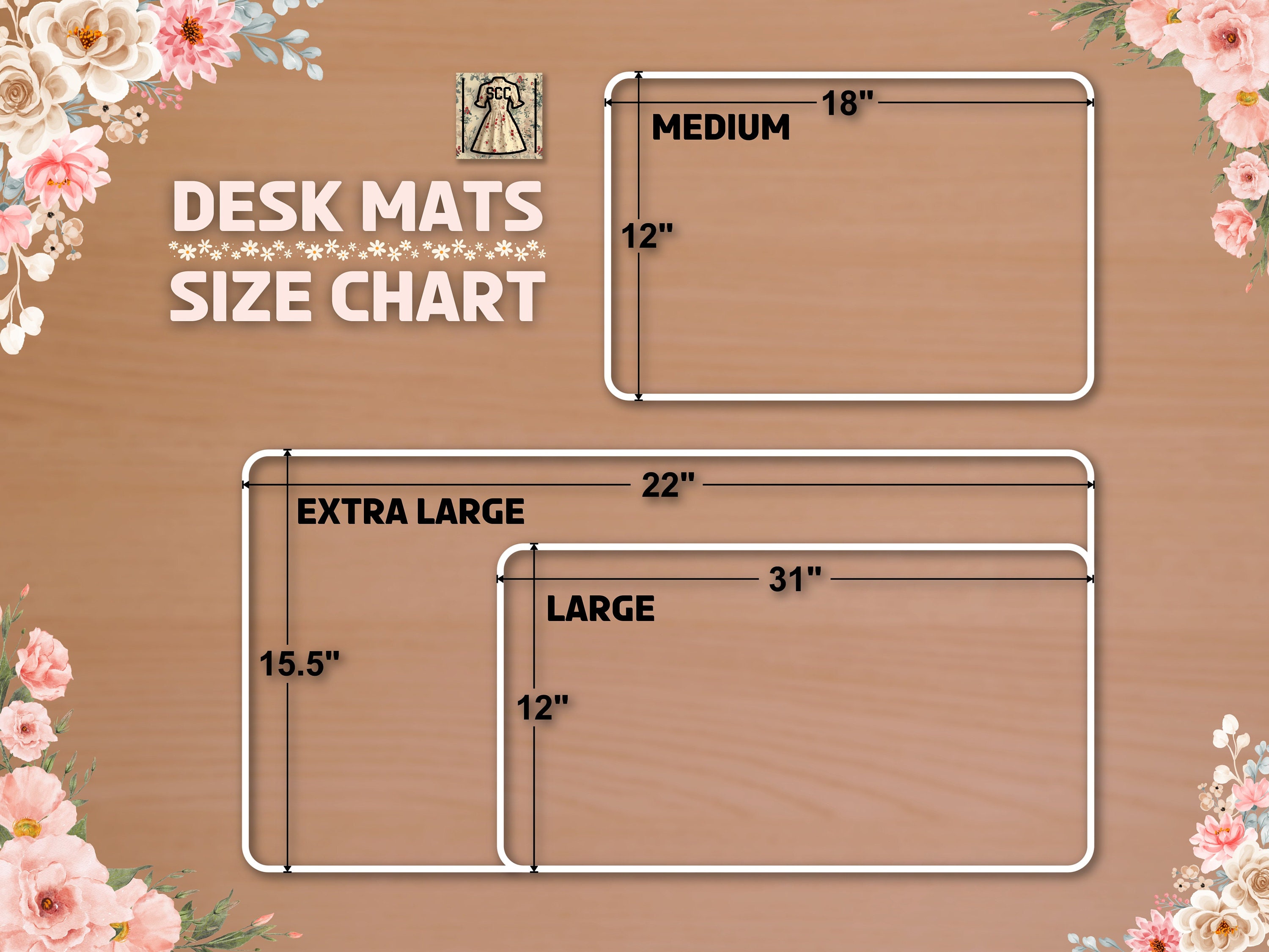 3D Crochet Style Desk Mat, Cottagecore Mouse Pad, Home Desk Decor ...