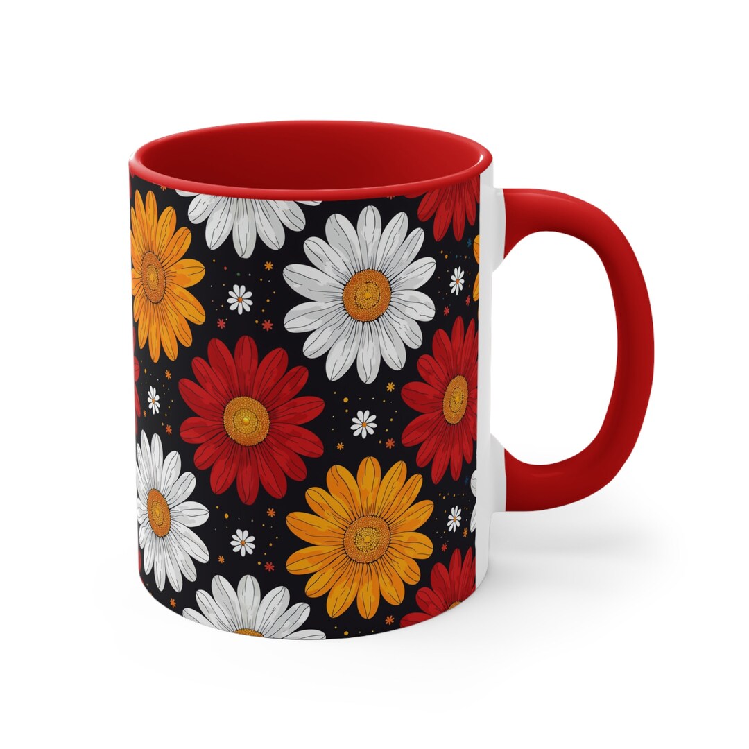 Premium Quality Flowers Tea Coffee Mug | ORCA Coating | 11oz - Etsy