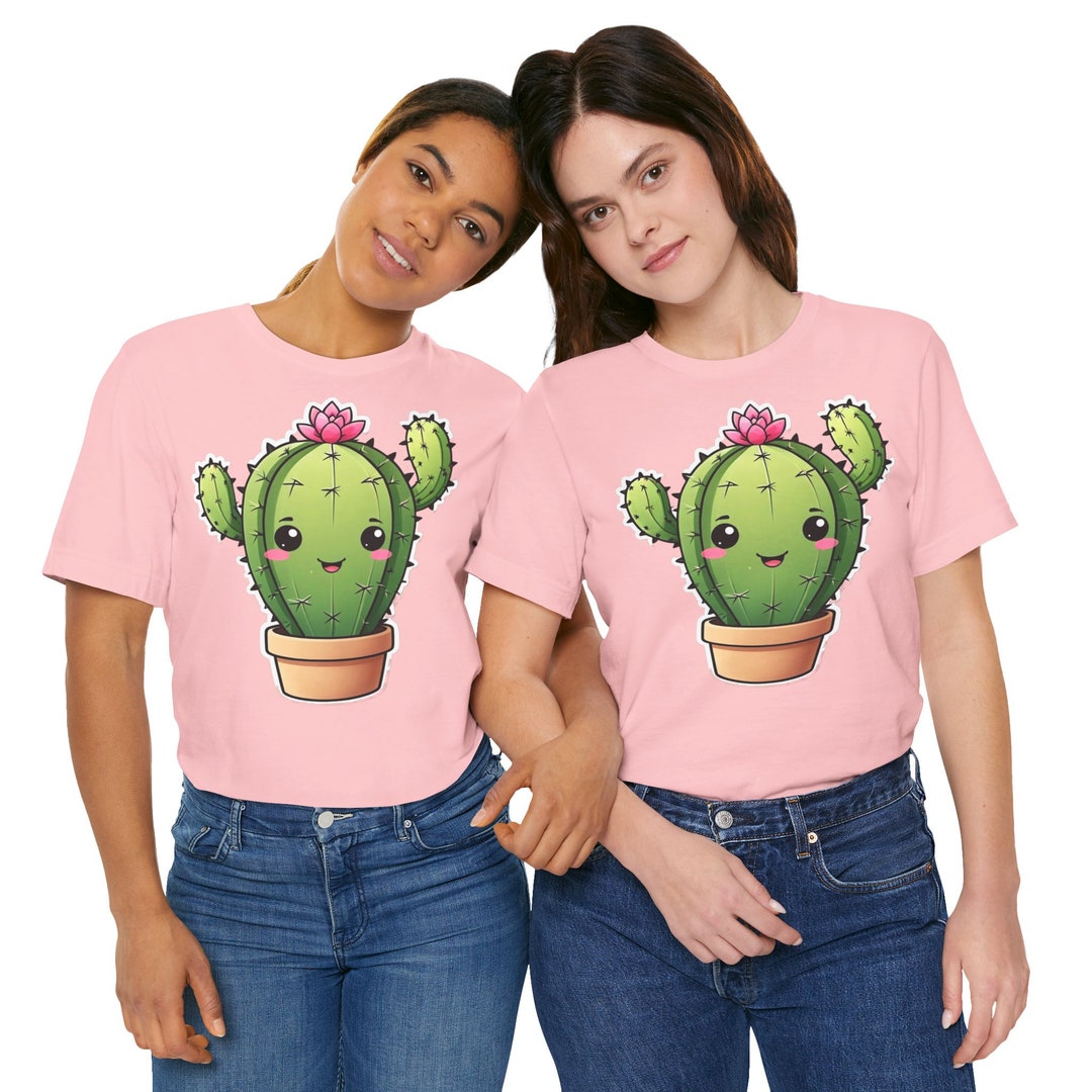 Cactus Shirt, Cactus Plant Shirt for Women, Gardening Graphic Shirt ...