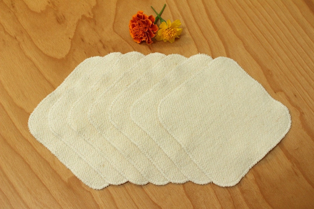 Reusable 100% Hemp and Organic Cotton Wash Cloths - All Natural Eco ...