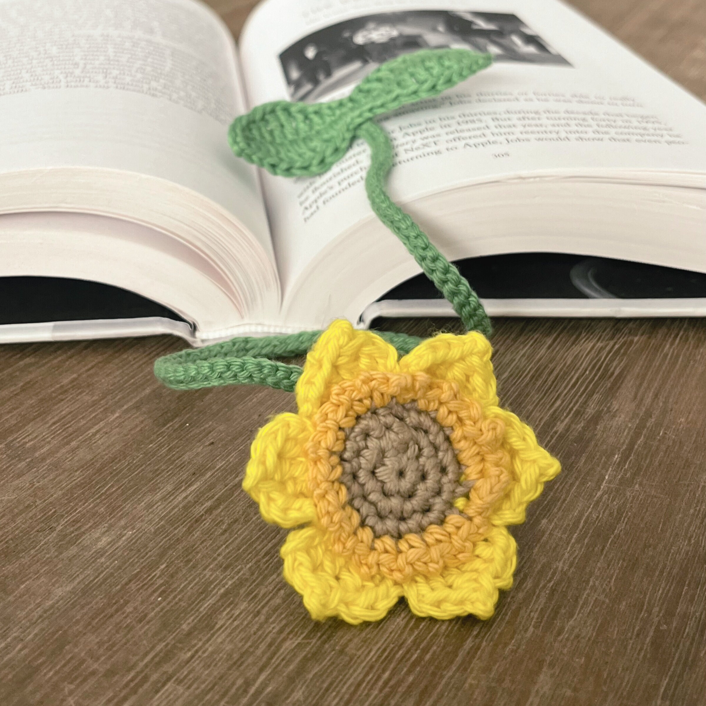 Crochet Sunflower Bookmark Pattern Flower Crochet Pattern Summer ...
