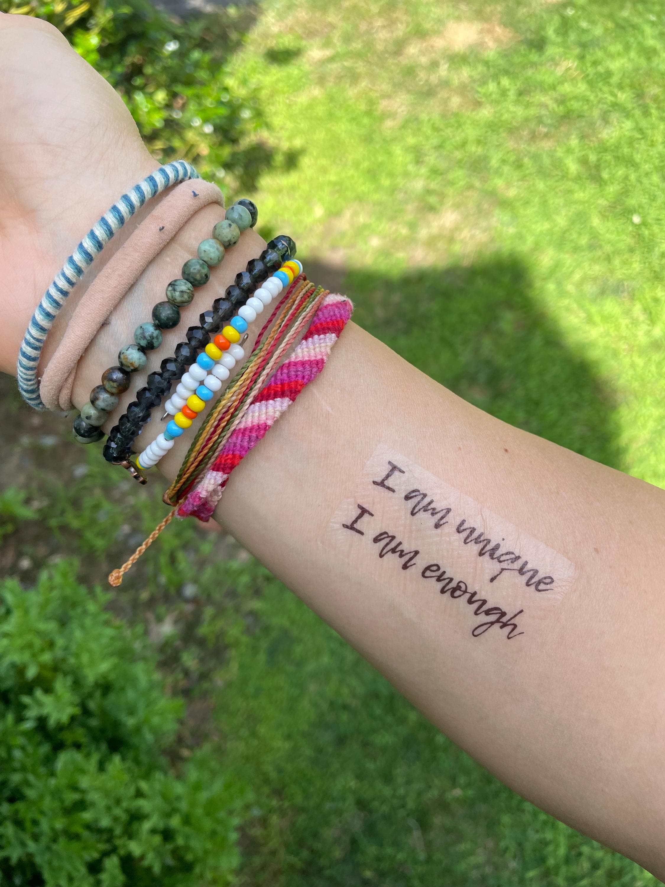 Temporary Tattoos Motivational and Positive Affirmations pack of 10 - Etsy