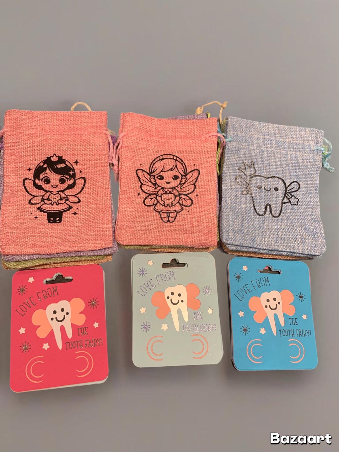 Customised Made to Order, Hessian Lost Tooth Bag, Perfect Stocking ...