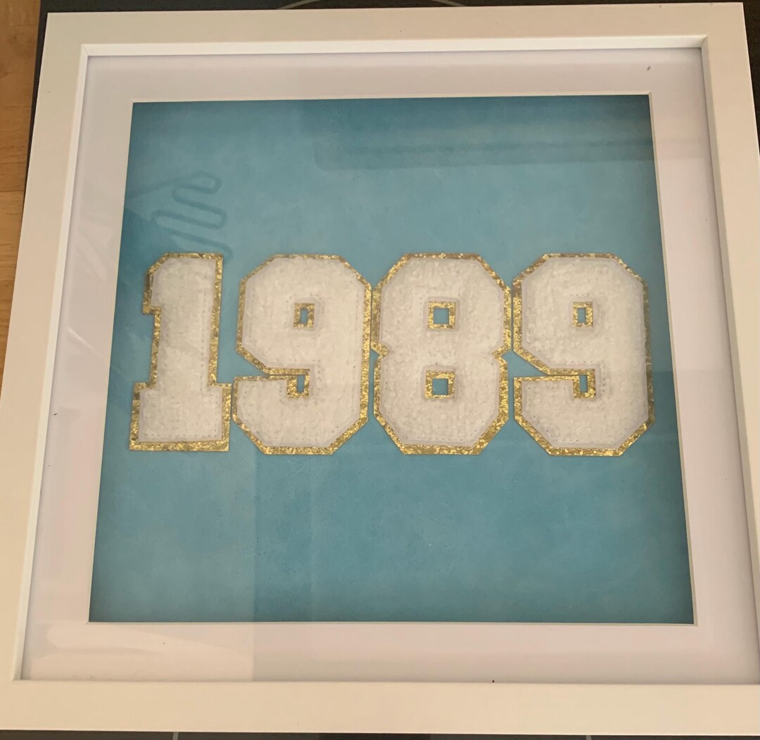Taylor Swift Inspired 1989 Shadow Box Framed Fan Art Keepsake Picture ...