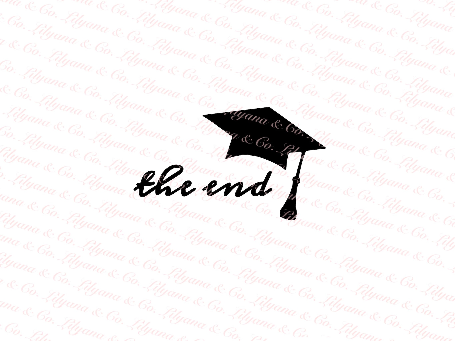 The End, Senior, Graduation Cap, Grad, Senior Year, Class of 2025, PNG ...