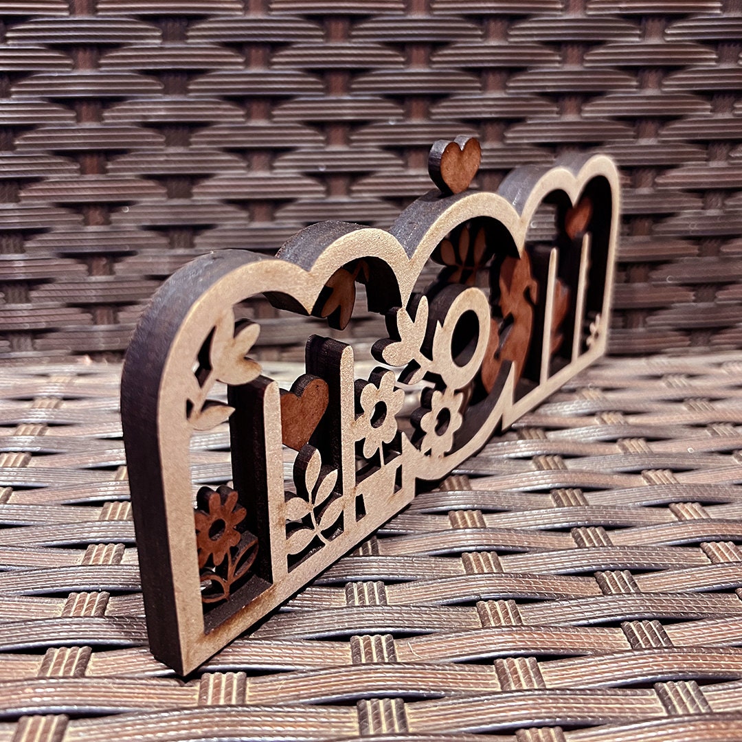 MOM Laser File Mother's Day Laser Cut Files. Svg, Pdf, Ia, Cdr, Dxf ...