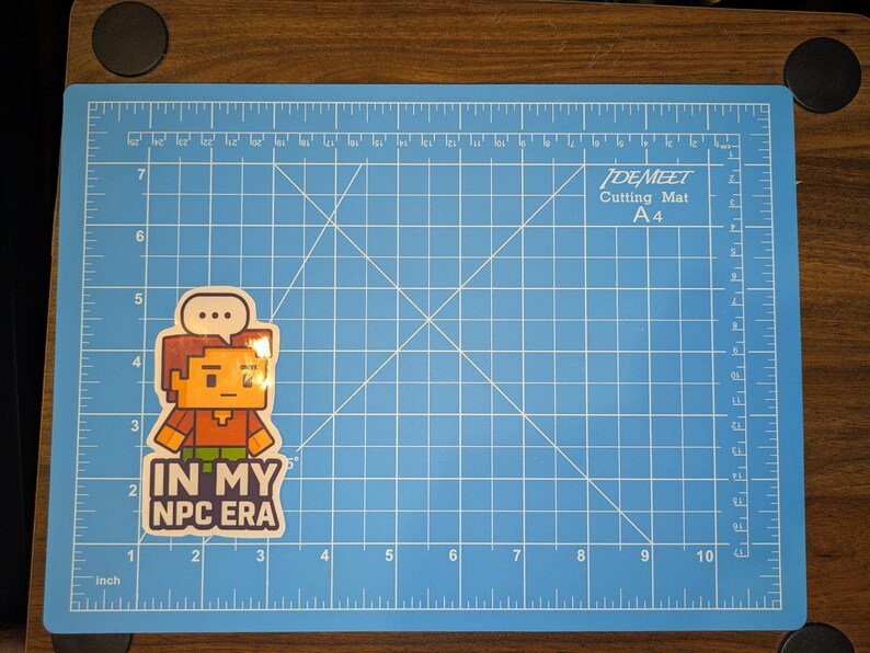 In My NPC Era Sticker, Funny Gamer Meme Vinyl Decal, Introvert ...
