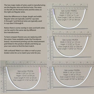 Bra Making Replacement Wire Regular Underwire - Heavy Gauge - See ...