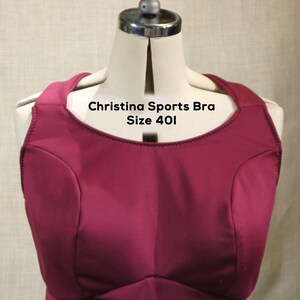 40A-52N Christina Sports Bra Pattern Download - Etsy