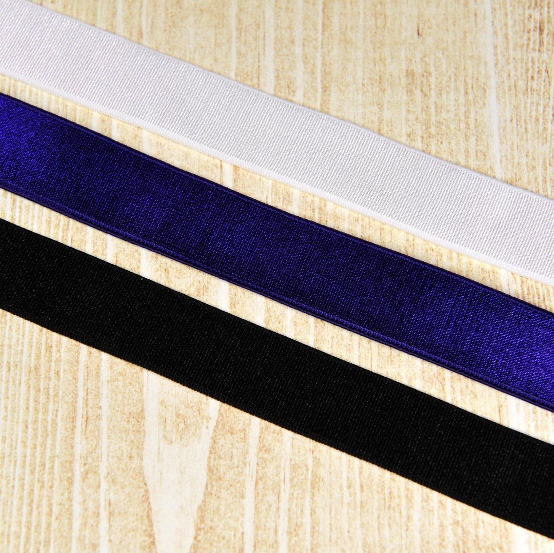 Brushed Back 3/4" or 18mm Strap Elastic - 5 Yards - Choose From Black ...
