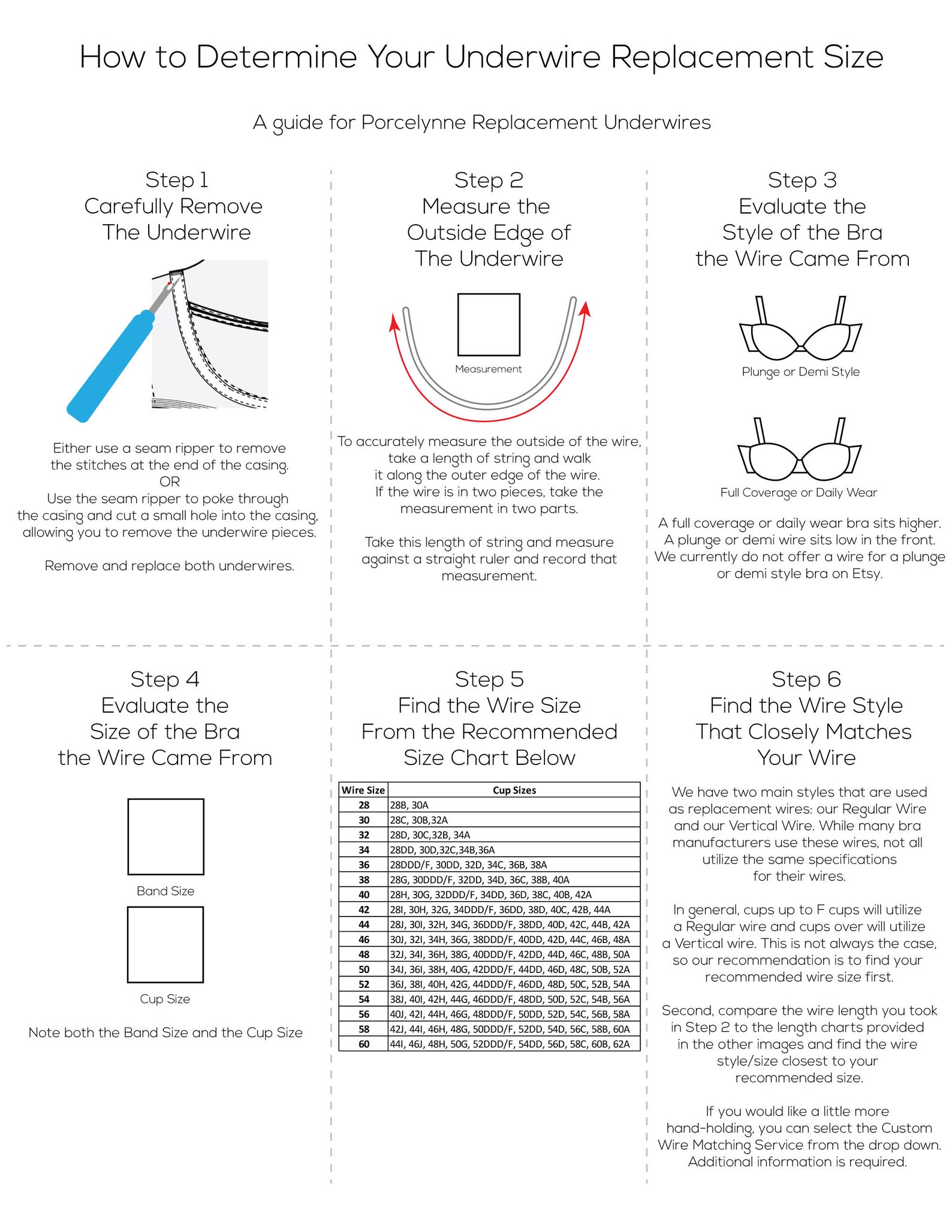 Vertical Bra Making Replacement Wire/underwire Heavy Gauge - Etsy