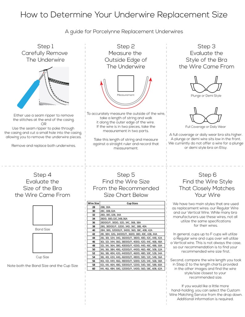 Vertical Bra Making Replacement Wire/underwire Heavy Gauge - Etsy