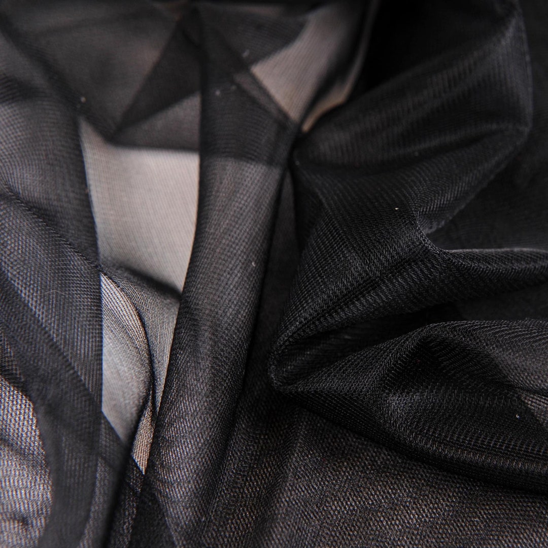 Black Sheer 15 Denier Cup Lining - 60" Wide - 1 Yard - Etsy