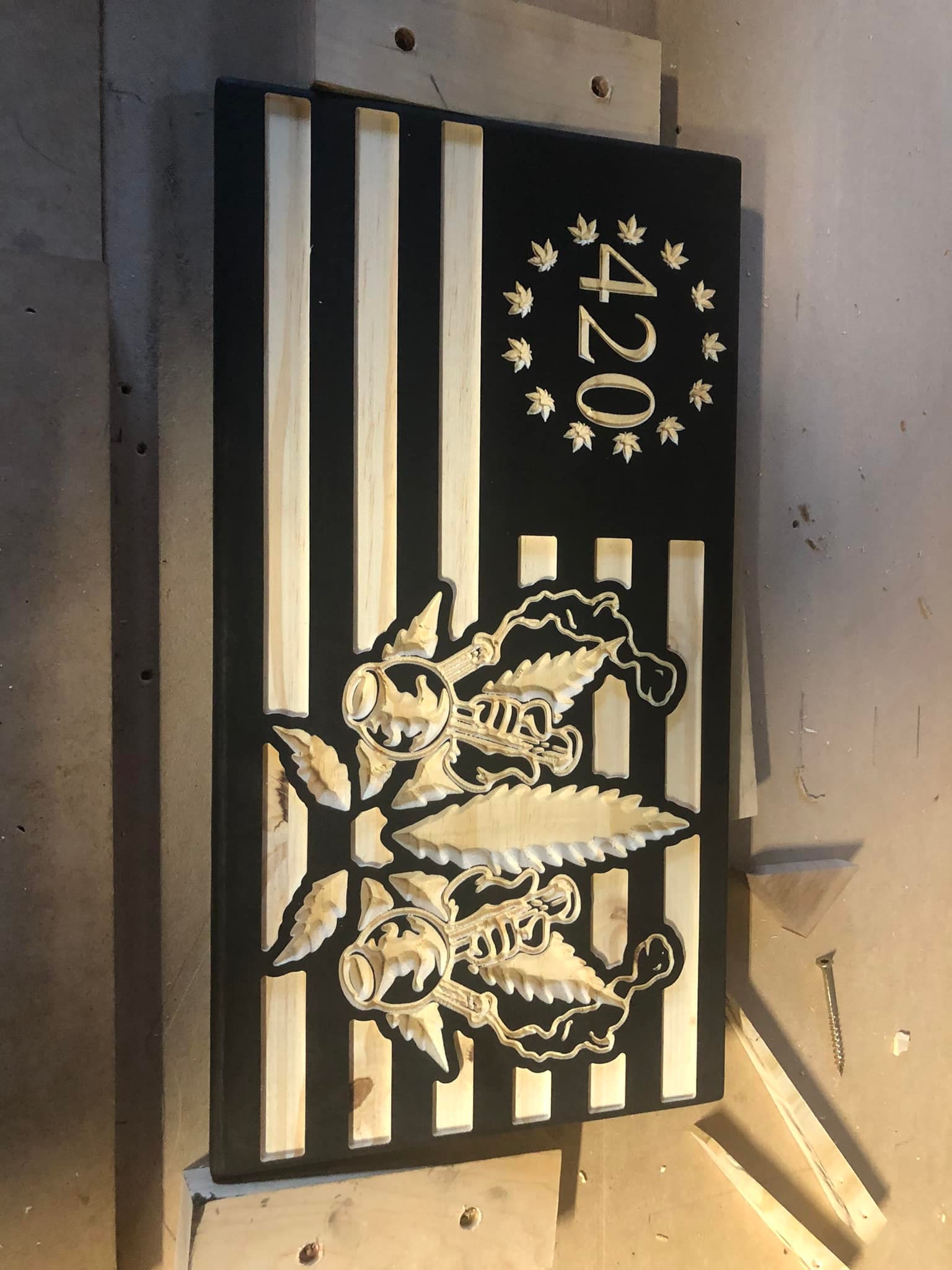 420 Flag SVG File Bundle Cnc - Etsy