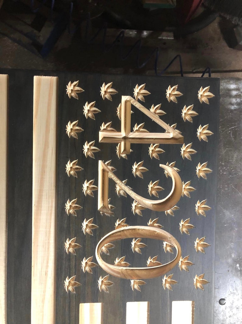 420 Flag SVG File Bundle Cnc - Etsy