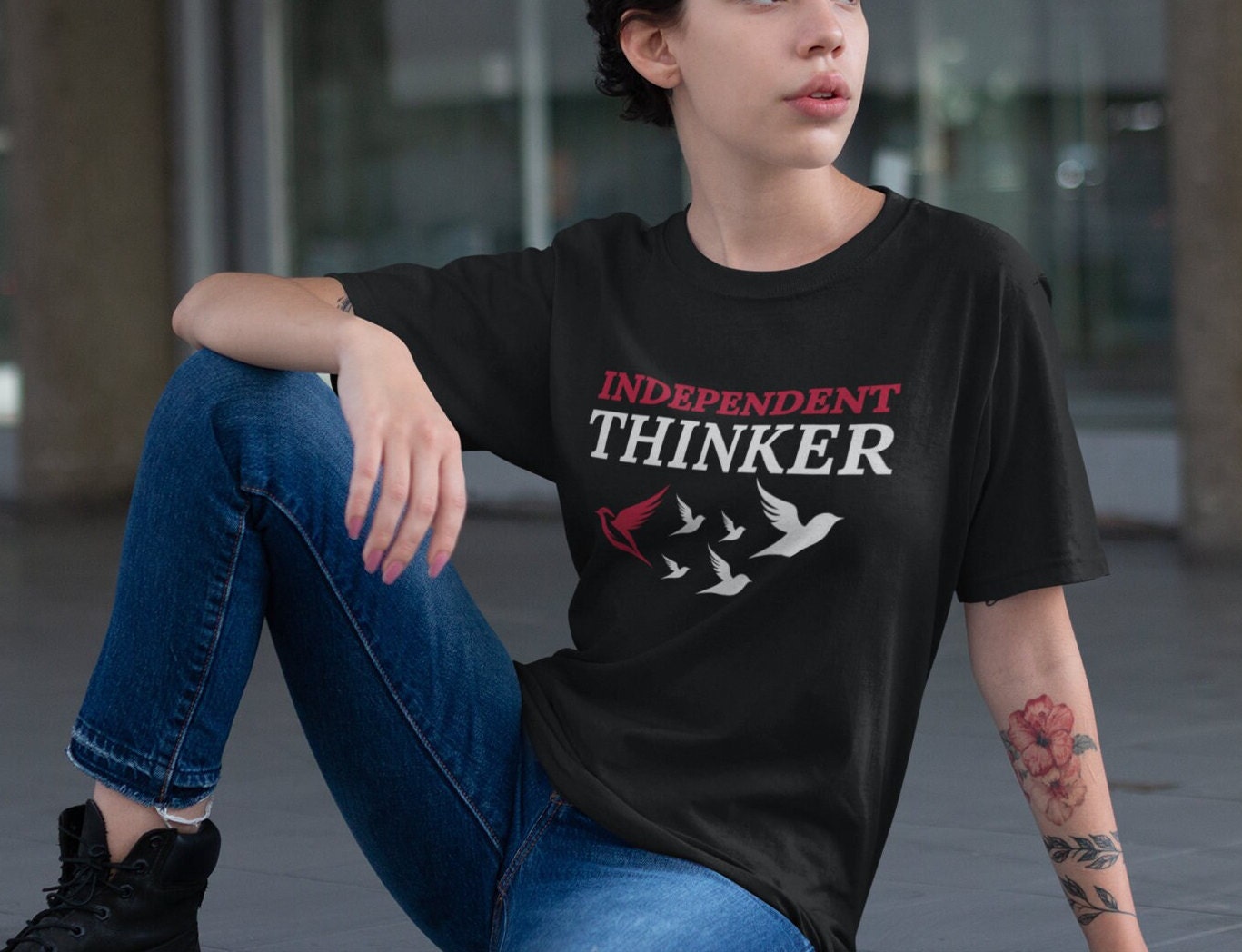 Independent Thinker T-shirt Free Thinker Tshirt Unisex Think for ...