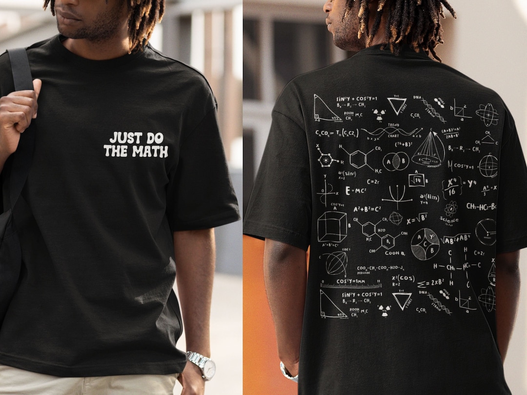 Math Teacher Shirt Just Do the Math Formulas Shirt Geometry Teacher ...