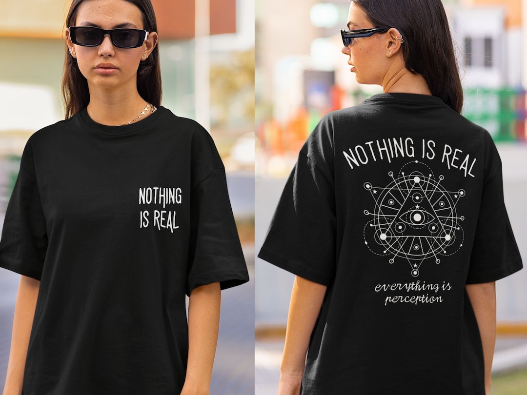 Nihilist Sacred Geometry T-shirt: Flower of Life, Comfort Colors - Etsy