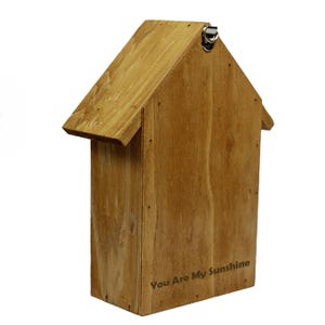 Pollinator Habitat-3-compartment Wooden Insect House, Bees, Butterflies ...