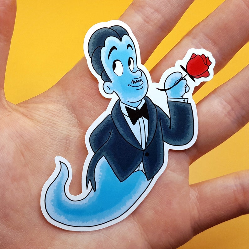 Ghost Groom Butler Vinyl Sticker / Waterproof, Scrapbooking, Planner ...