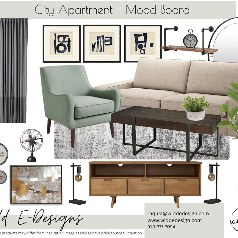 Apartment Mood Board - Etsy