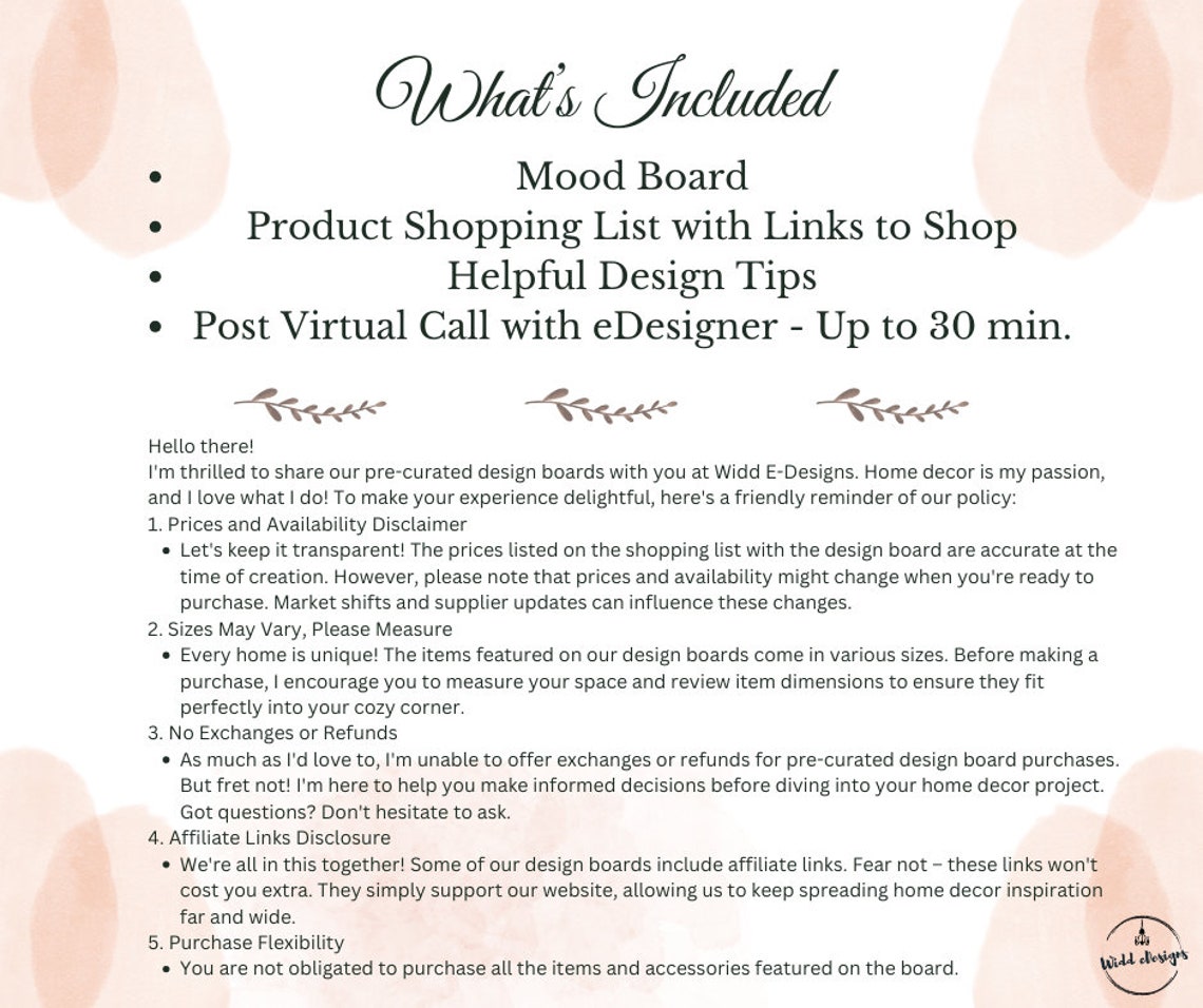 Airbnb/vrbo Interior Design Mood Board - Etsy Canada