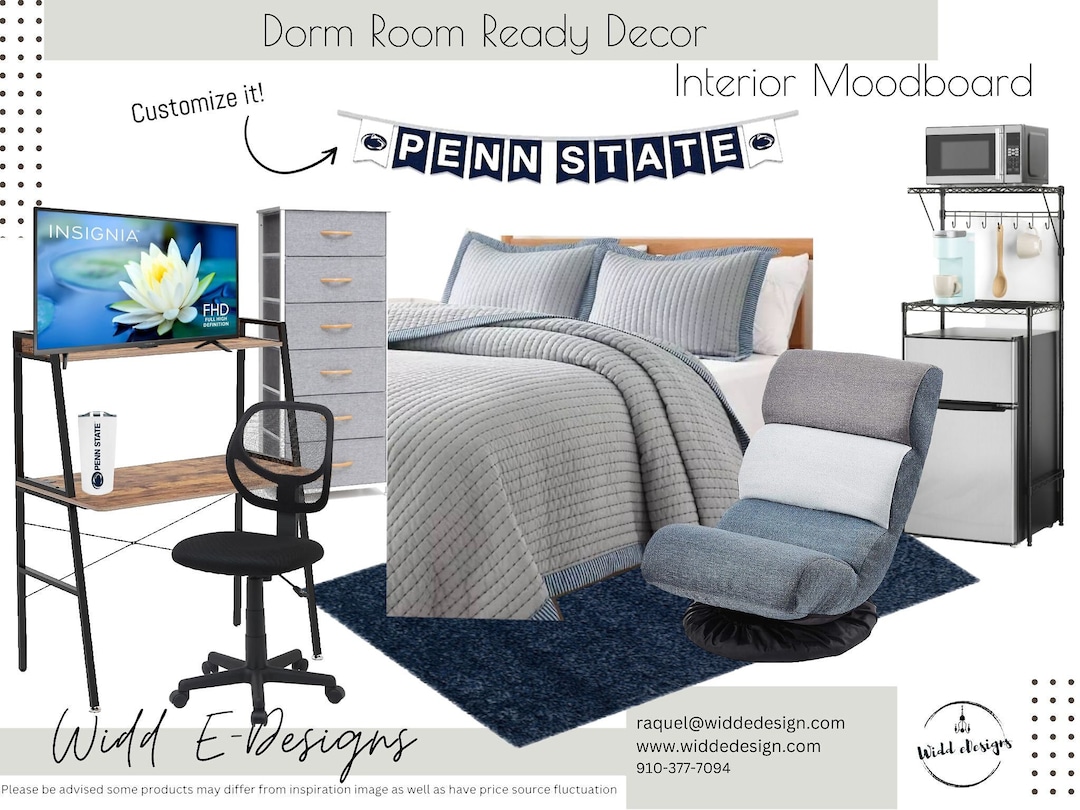 Dorm Room Ready Mood Board - Etsy