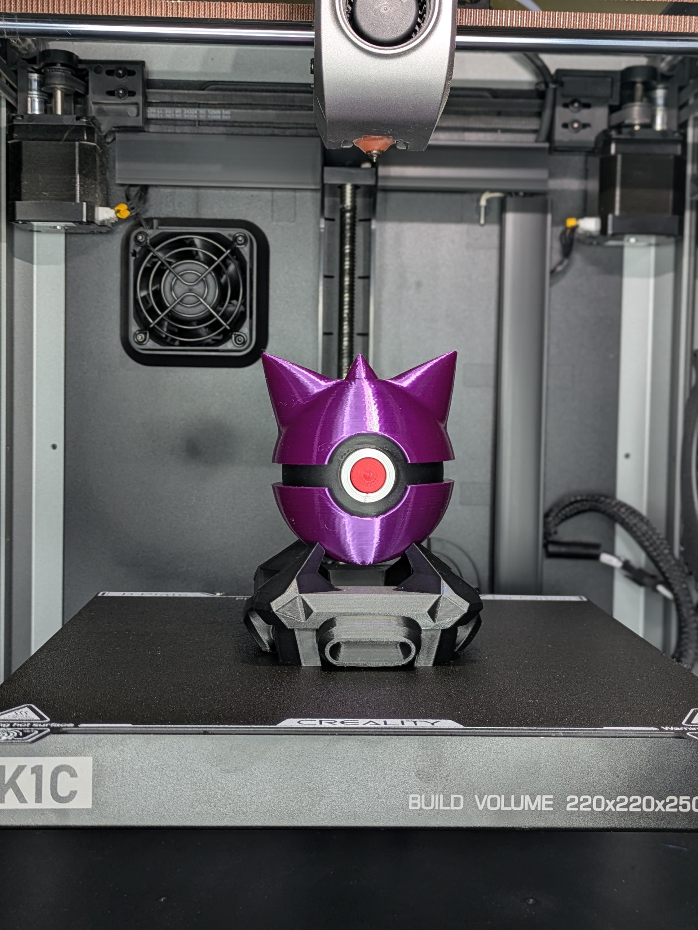 Pokémon 094 Gengar Themed Poke Ball Container 70mm Diameter - Etsy