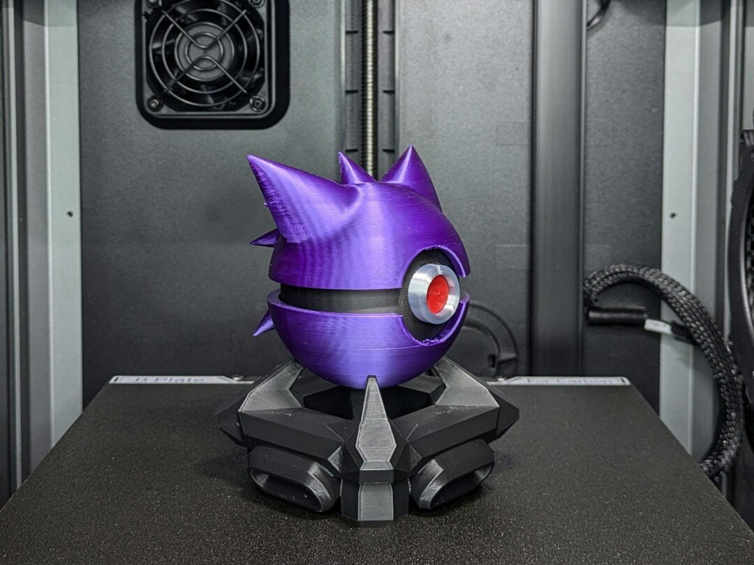 Pokémon #094 Gengar Themed Poke Ball Container (70mm Diameter) - Etsy