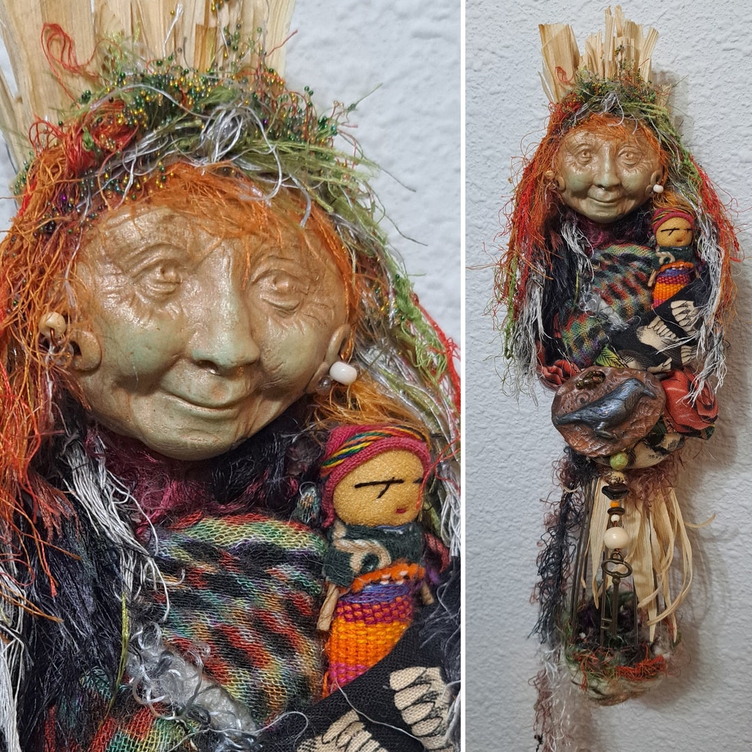 Baba Yaga, Spirit of Protection, OOAK Art Doll - Etsy