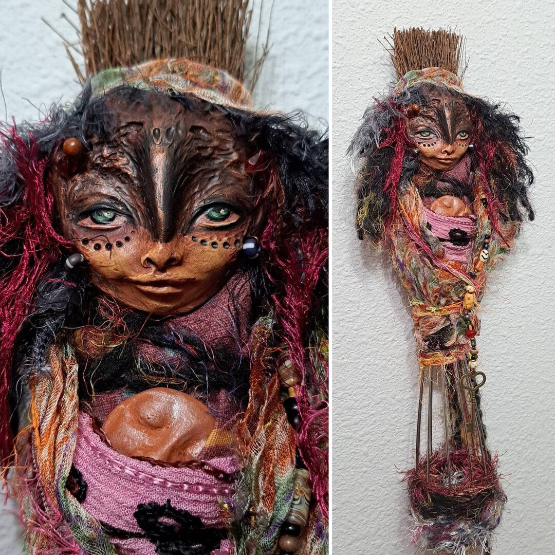 OOAK Textile Corvid Art Doll - Etsy