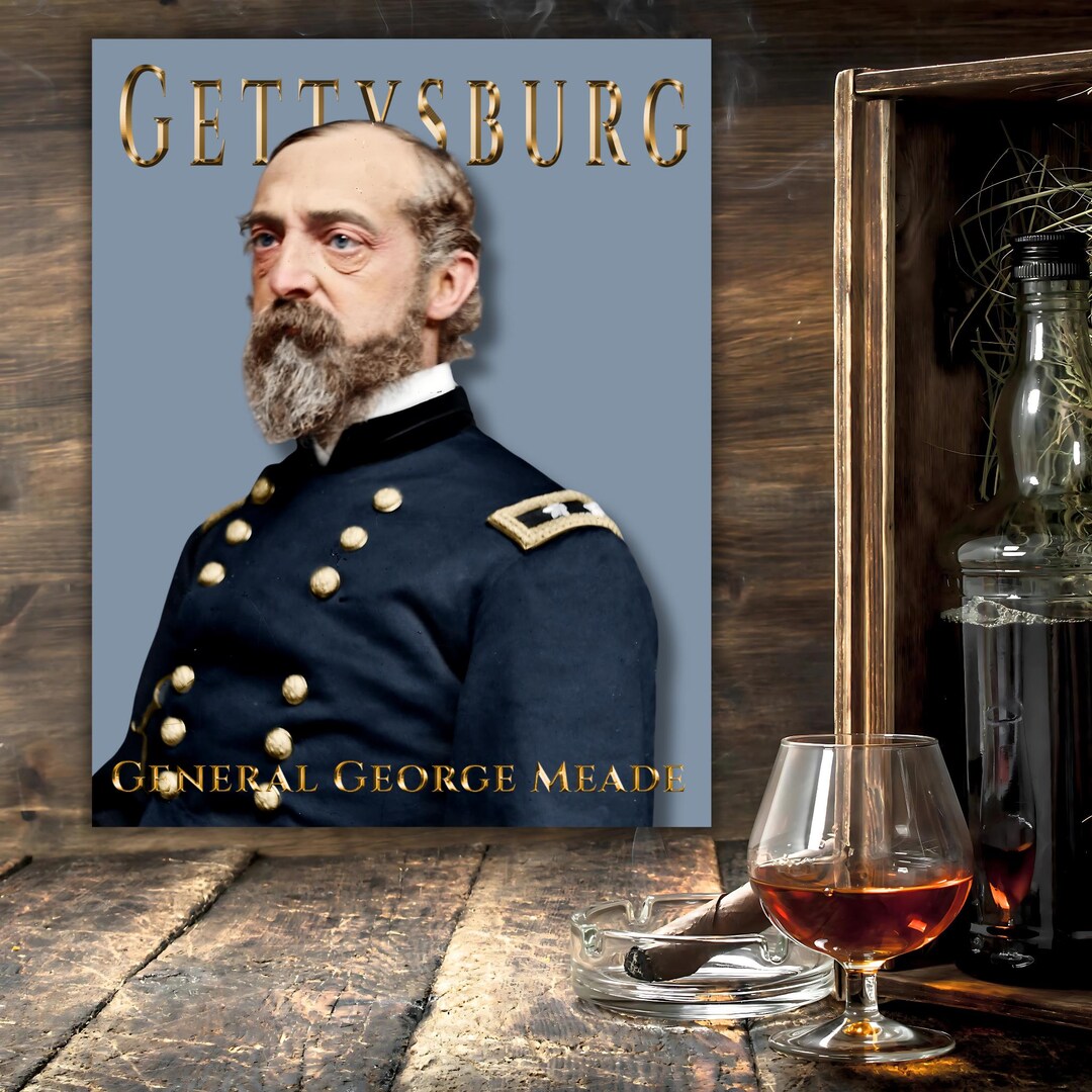Gettysburg Collection Poster Print: General Meade, Historical Wall Art ...