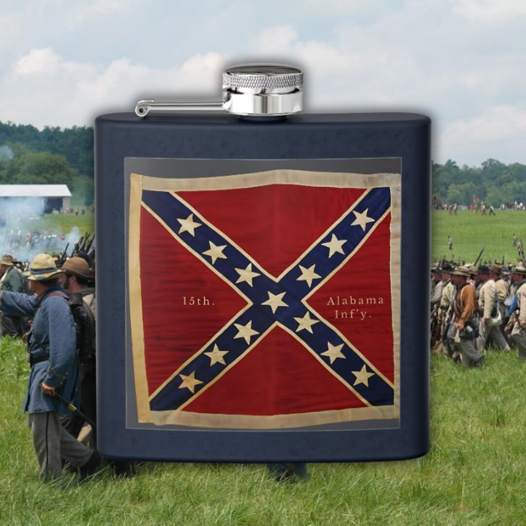 15th Alabama Infantry Flask: Civil War Memorabilia Gift - Etsy