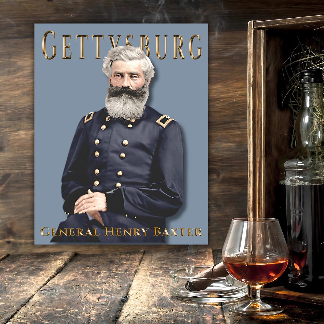 Gettysburg Collection Poster Print: General Henry Baxter Historical ...