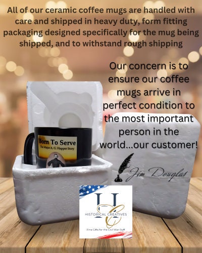 Civil War General Robert E. Lee Coffee Mug, White Coffee Mug (11oz ...