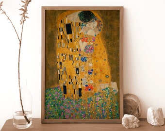 Eliteart-the Kiss by Gustav Klimt Oil Painting Reproduction Giclee Wall ...