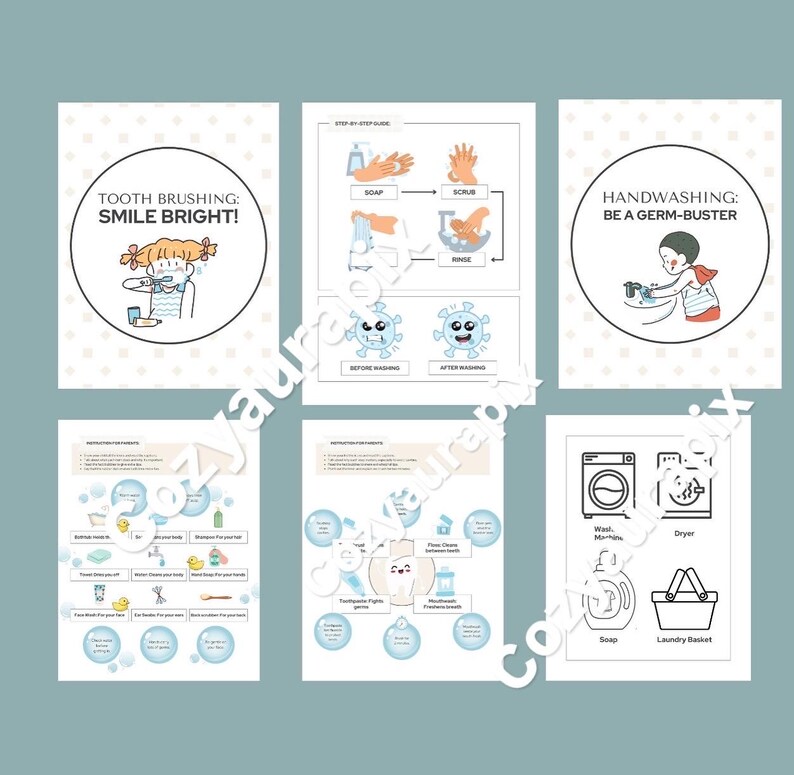 Personal Hygiene Printable Worksheets- Educational Worksheets for Kids ...