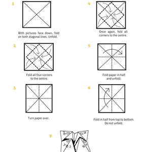 Printable Flower Fortune Teller, Cootie Catcher Game (PDF) - Etsy