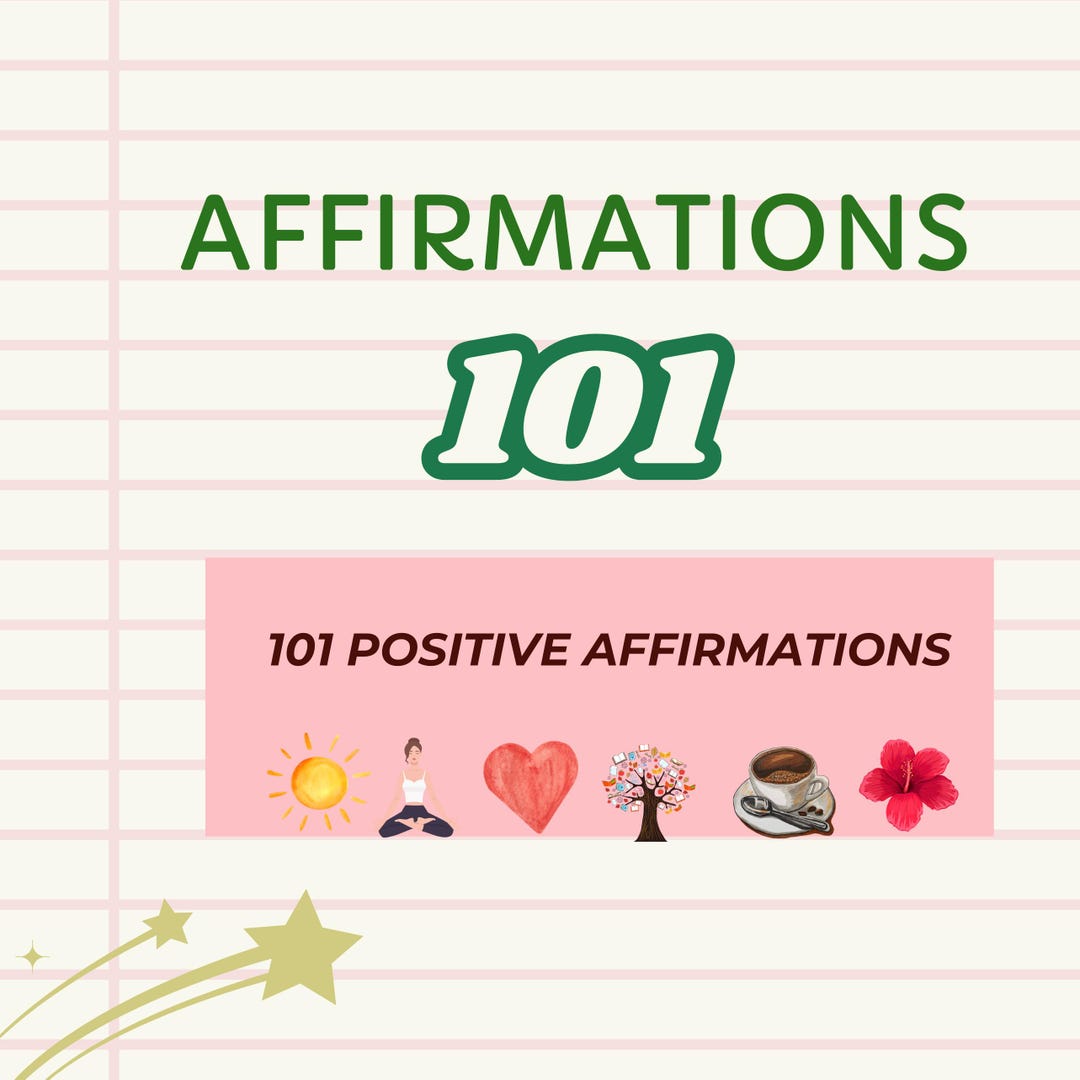 Christmas Positive Affirmations Printable Daily Motivation-selfcare ...