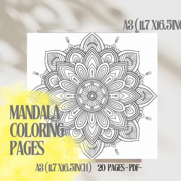 Zen Coloring Page - Etsy