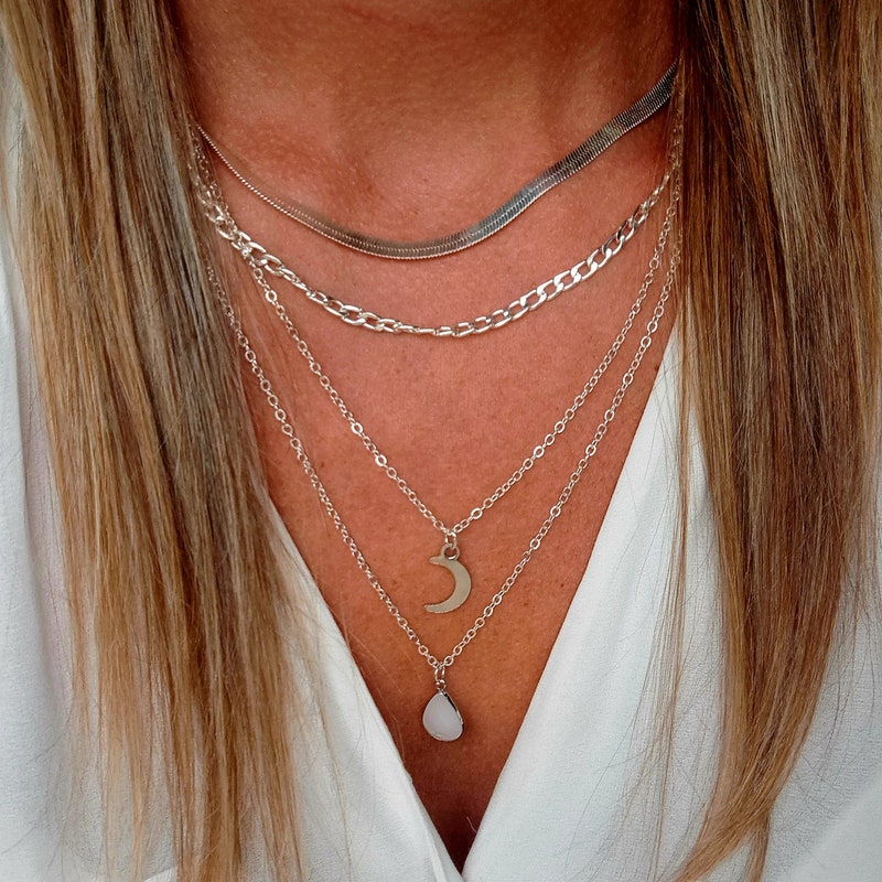 Multi Layer Necklace - Etsy