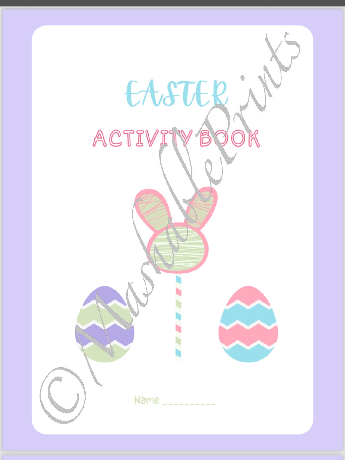 Printable Easter Activities Book - Etsy