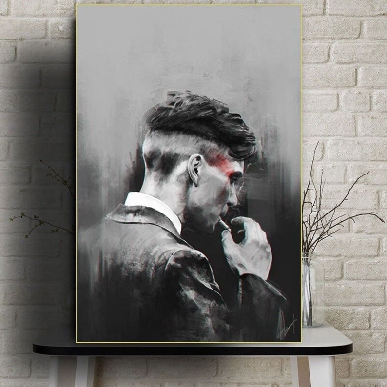 Peaky Blinders Art Canvas Painting Murphy Movie Wall Art Picture Living ...