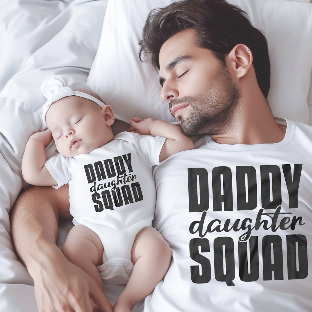 Dad Daughter Squad Shirt | Daddy and Daughter Matching Shirts | Fathers ...