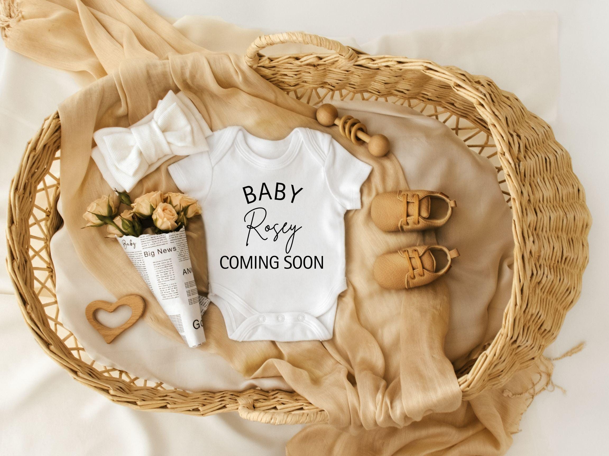 Custom Baby Coming Soon Announcement SVG (digital Download) - Etsy