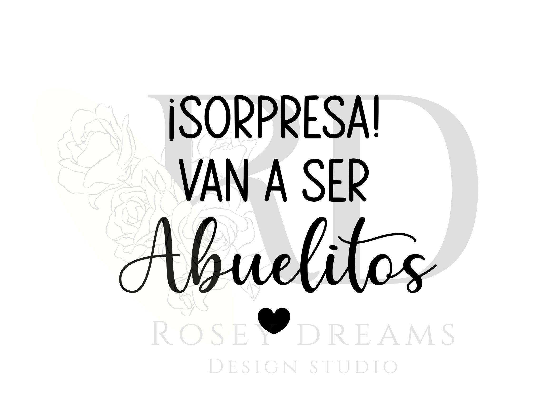 Sorpresa Van A Ser Abuelitos PNG, Abuelitos SVG, Nuevos Abuelitos Png ...