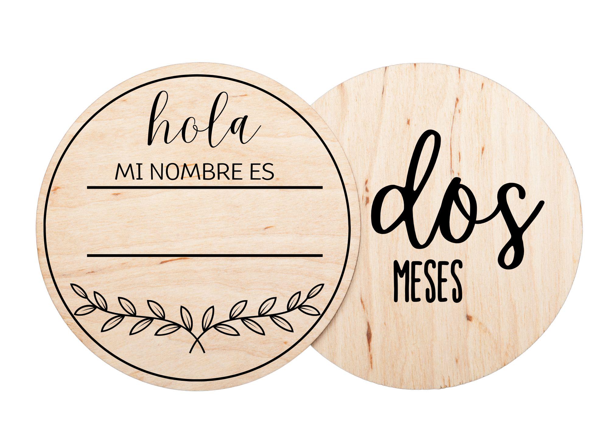 Spanish Baby Monthly Milestones SVG (digital Download) - Etsy