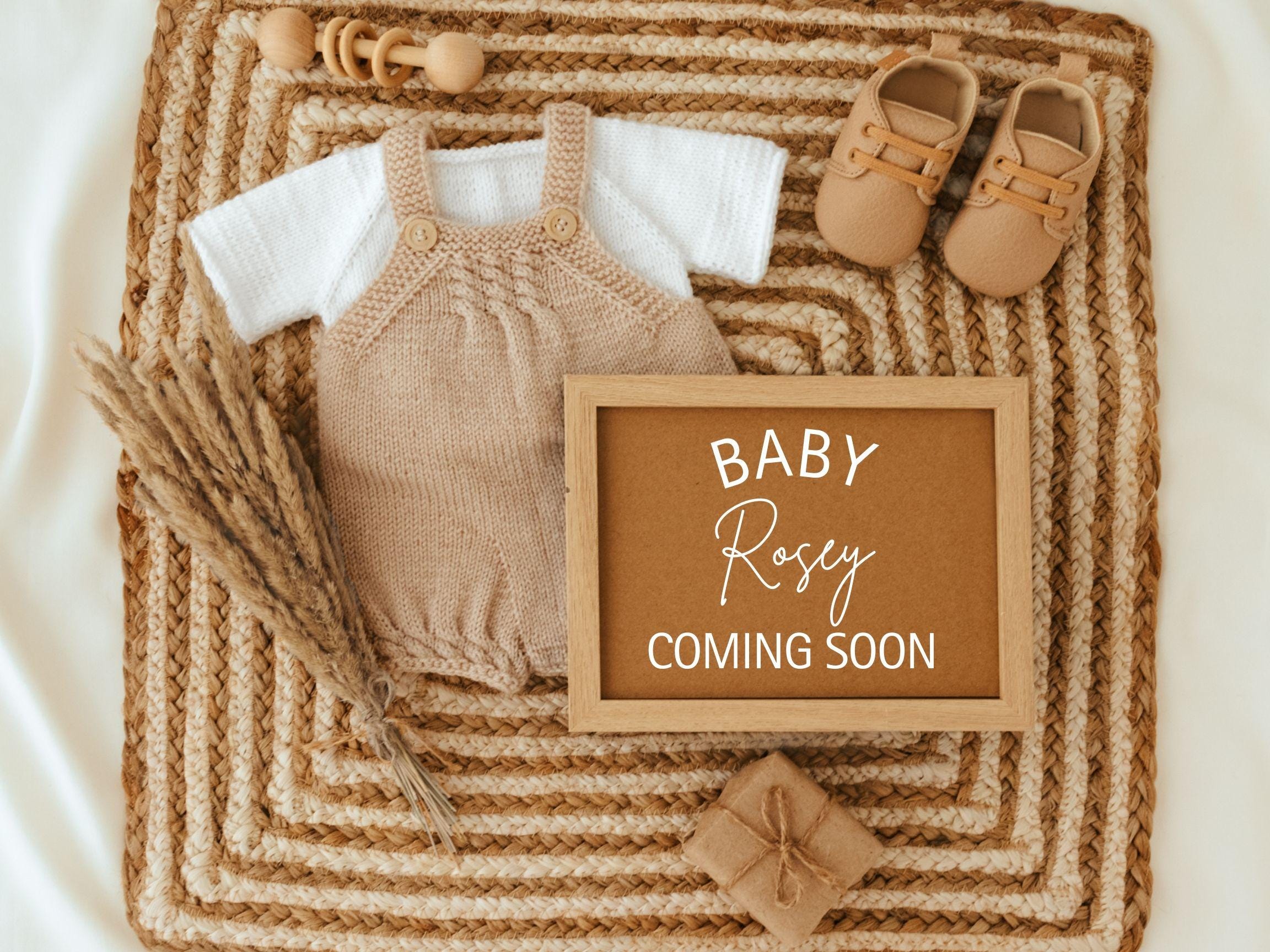 Custom Baby Coming Soon Announcement SVG (digital Download) - Etsy