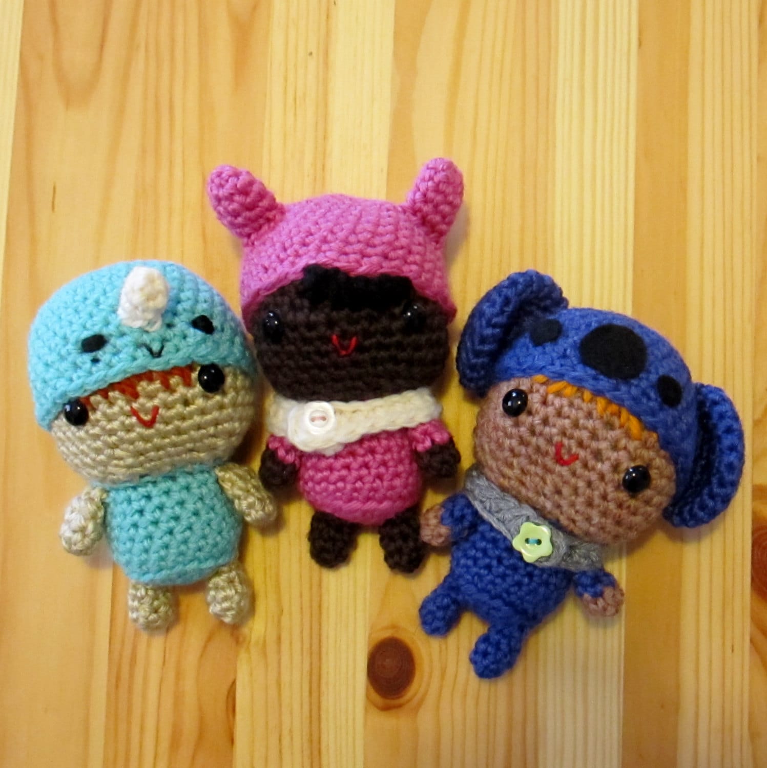 Cute Little Friends Crochet Pattern- PDF Digital Download - Etsy